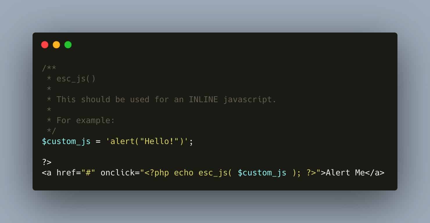 Escaping data in WordPress - Highrise Digital
